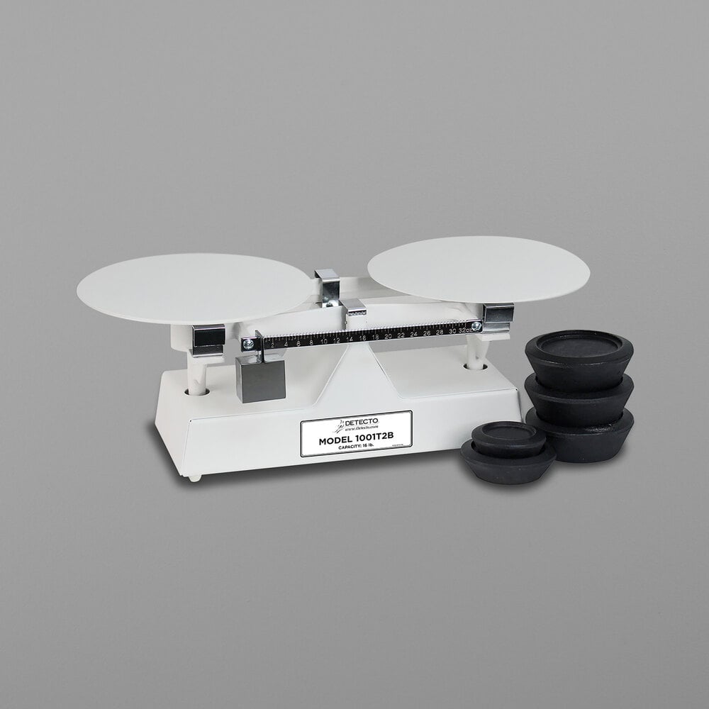 Cardinal Detecto 1001T2BNS 16 lb. Baked Enamel Baker's Dough Scale - 32 ...