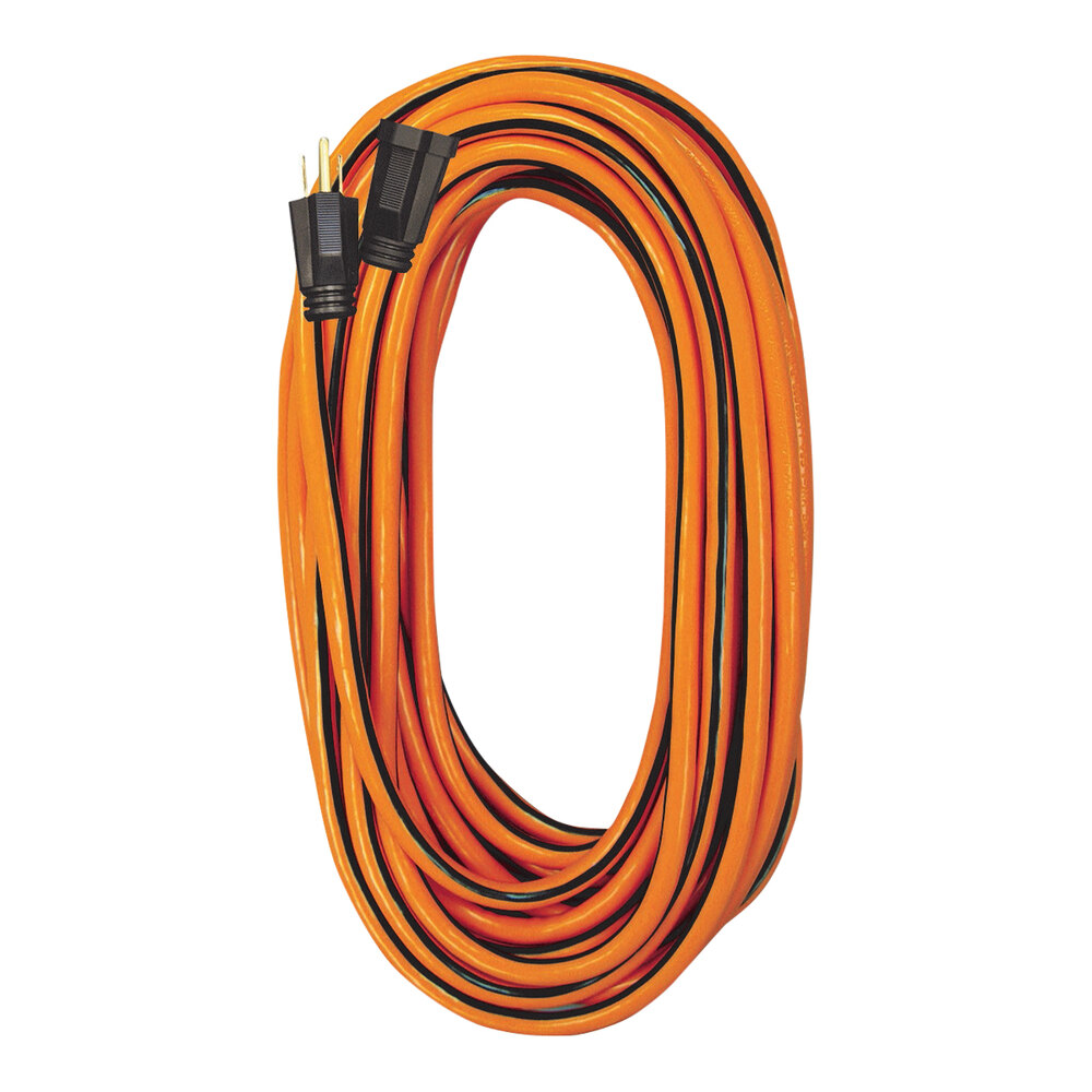 Voltec 05-00110 100' Orange and Black 16/3 3-Conductor SJTW Extension ...