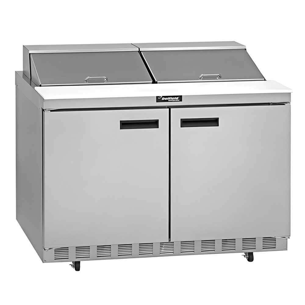 Delfield 4460NP-24M 60" 2 Door Mega Top Front Breathing Refrigerated ...