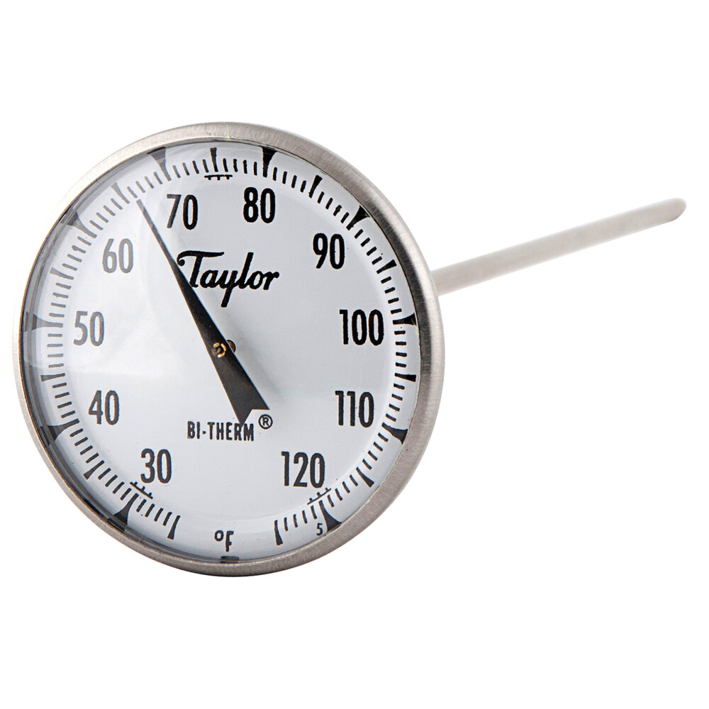 Taylor 8212J 8" Superior Grade Instant Read Probe Dial Thermometer 25 ...