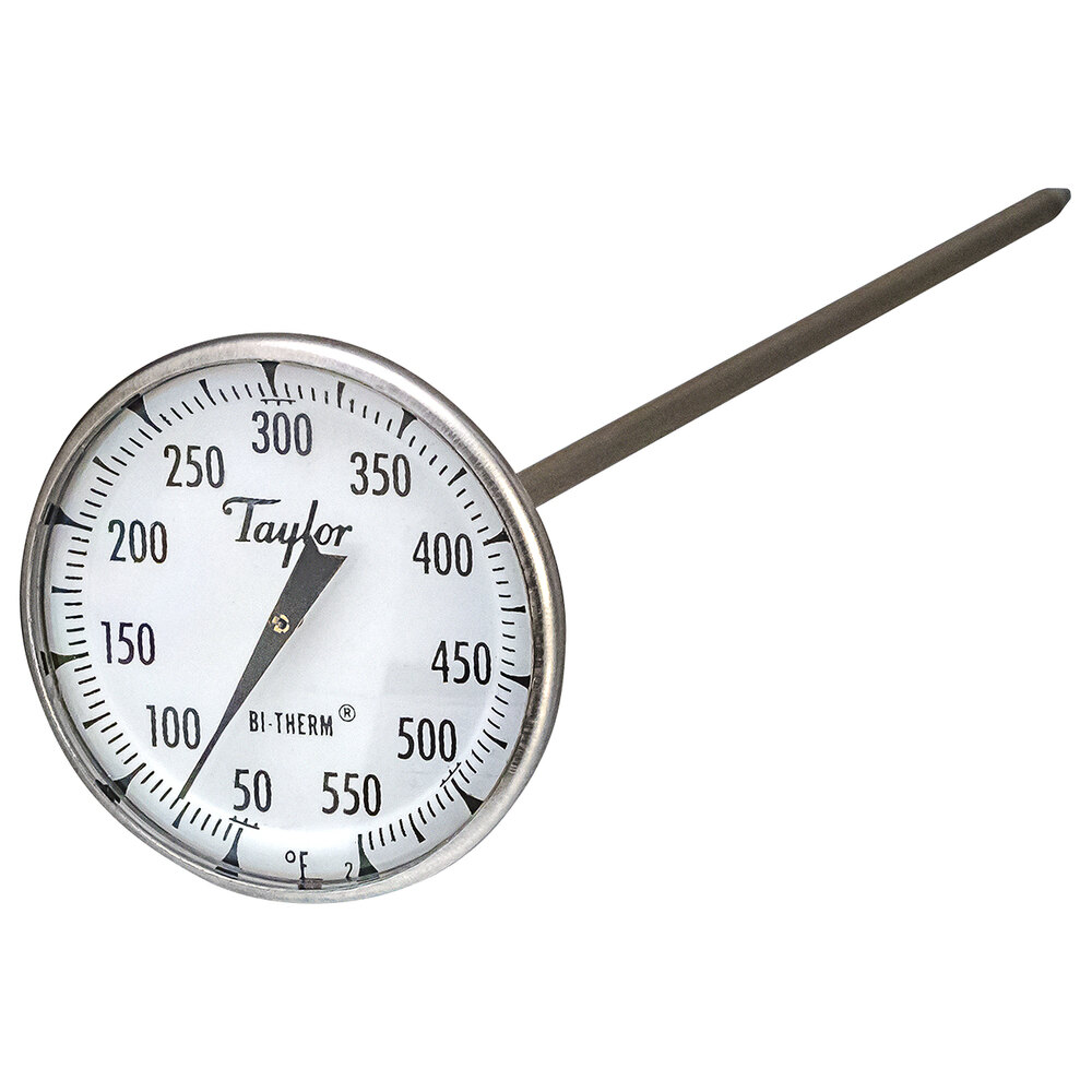Taylor 6220J 8" Superior Grade Instant Read Probe Dial Thermometer 50 ...