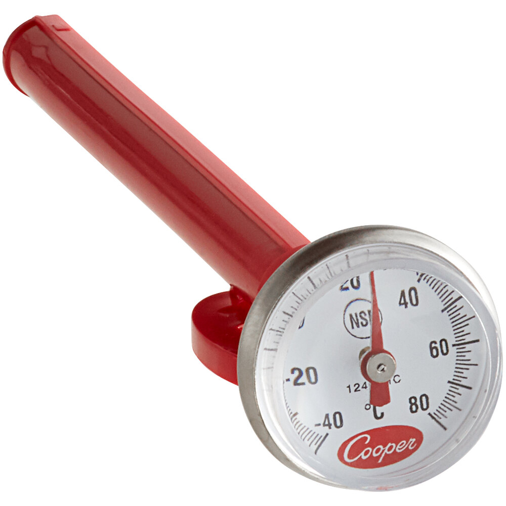 Cooper-Atkins 1246-01C-1 5" Pocket Probe Dial Thermometer, -40 to 80 ...