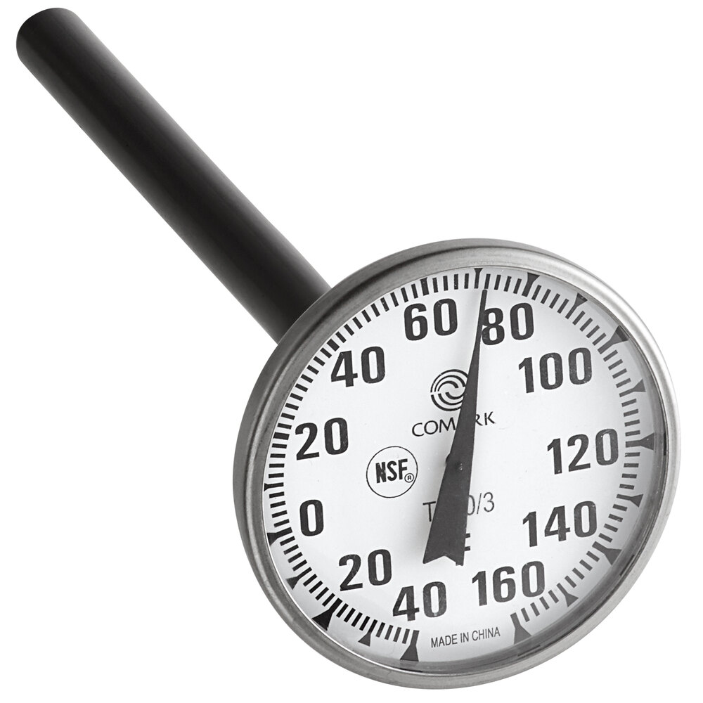 Comark T160/3 5" Pocket Probe Dial Thermometer -40 to 160 Degrees ...