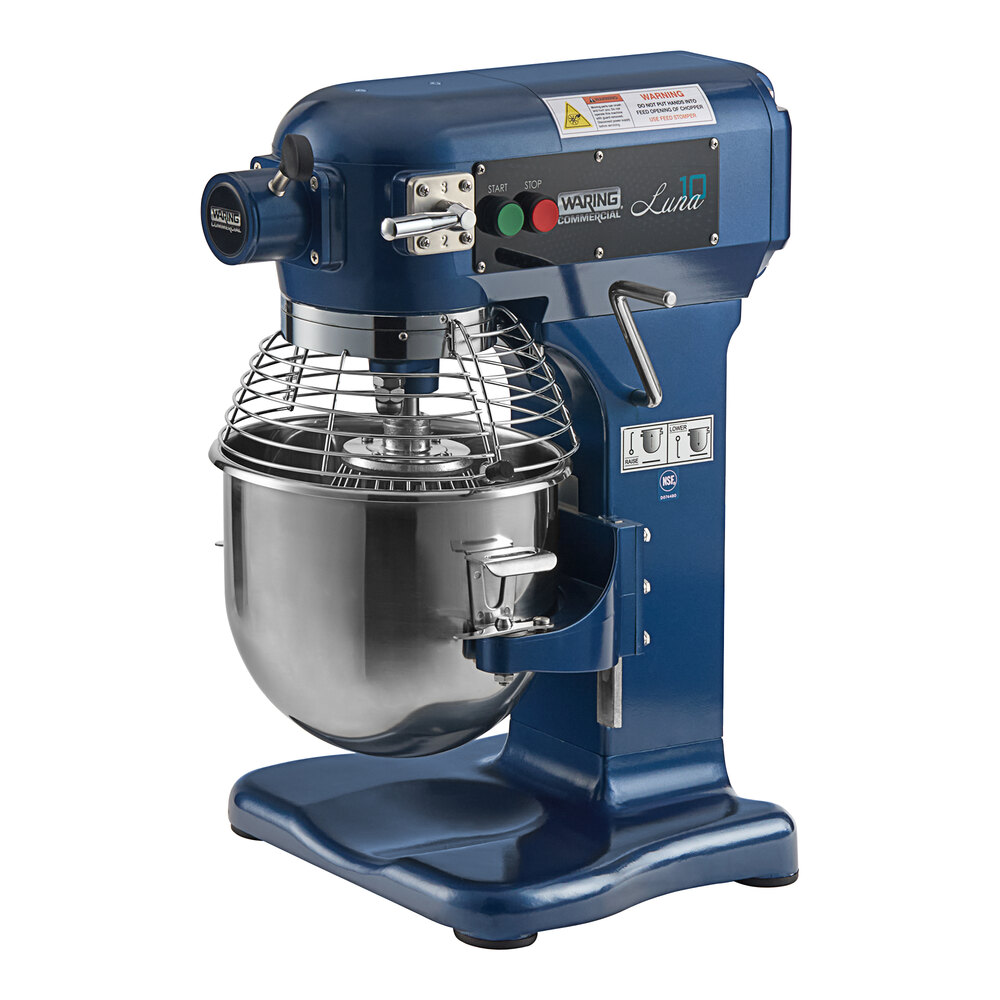 Waring WSM10L Luna 10 Qt. Commercial Planetary Mixer w/ Guard