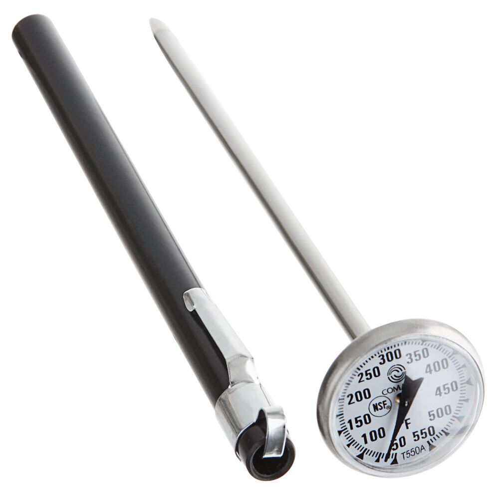 Comark T550A/BOXED 5" Pocket Probe Dial Thermometer 50 to 550 Degrees ...
