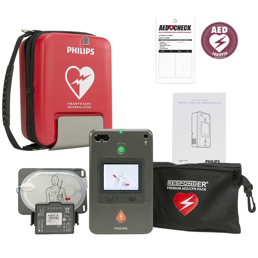 Philips 861389-C01 HeartStart FR3 Semi-Automatic AED with ECG Display