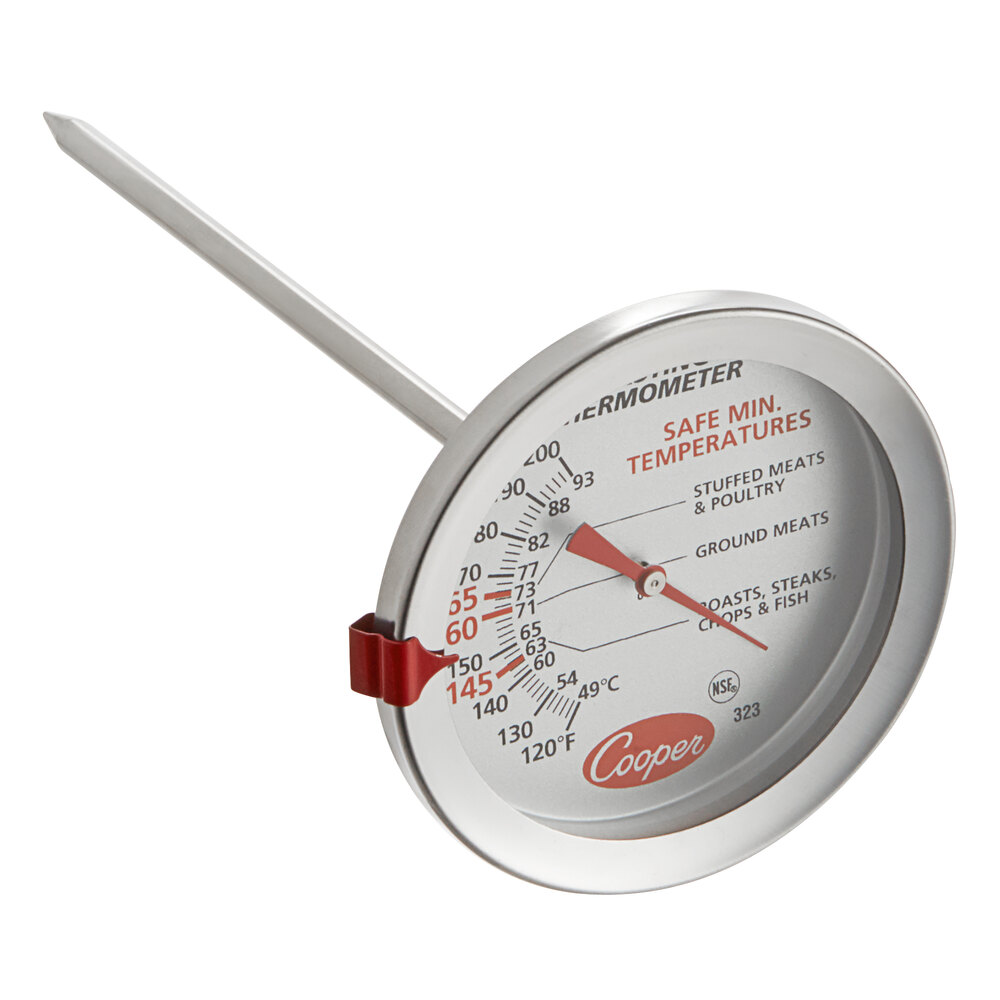 Cooper-Atkins 323-0-1 6" Probe Dial Meat Thermometer