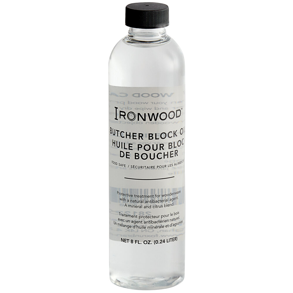Butcher Block Oil (8 oz. Bottle - Made in USA)