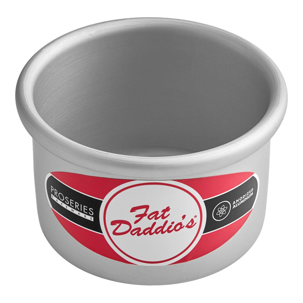 Fat Daddio's PCC-32 ProSeries 3" x 2" Round Anodized Aluminum Straight ...