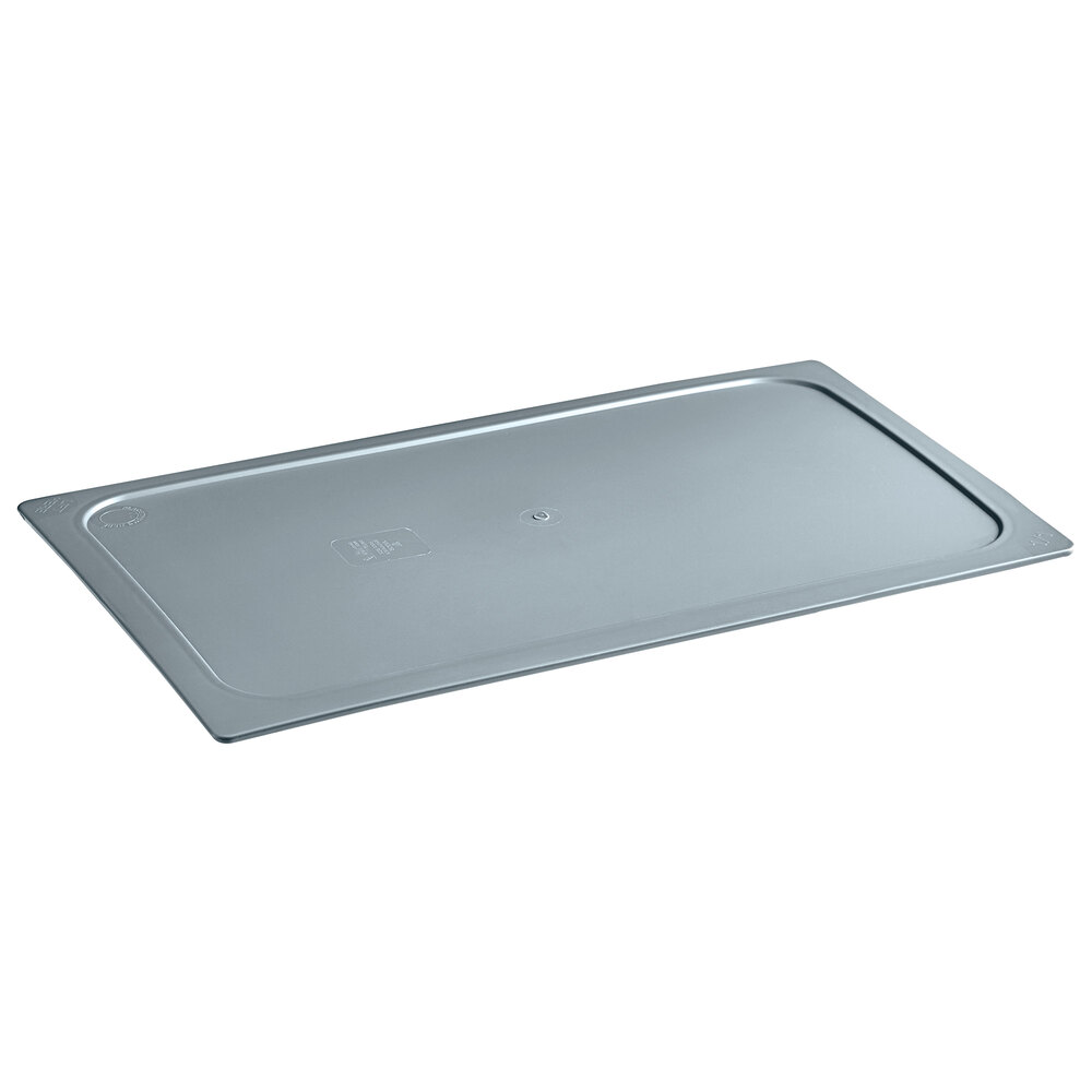 Vigor Full Size Gray Secure Sealing Polyethylene Food Pan Cover