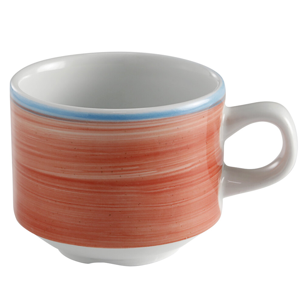 Corona by GET Enterprises PA1602904324 Calypso 8.1 oz. Coral Porcelain ...