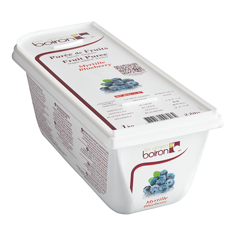Les Vergers Boiron 2.2 lb. 100% Blueberry Puree