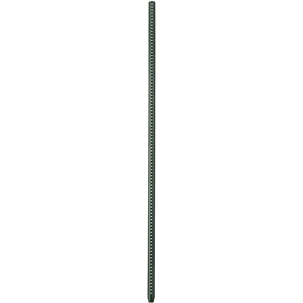 Lavex 8' Green 1.12 lb. Steel Post for Parking Lot Sign