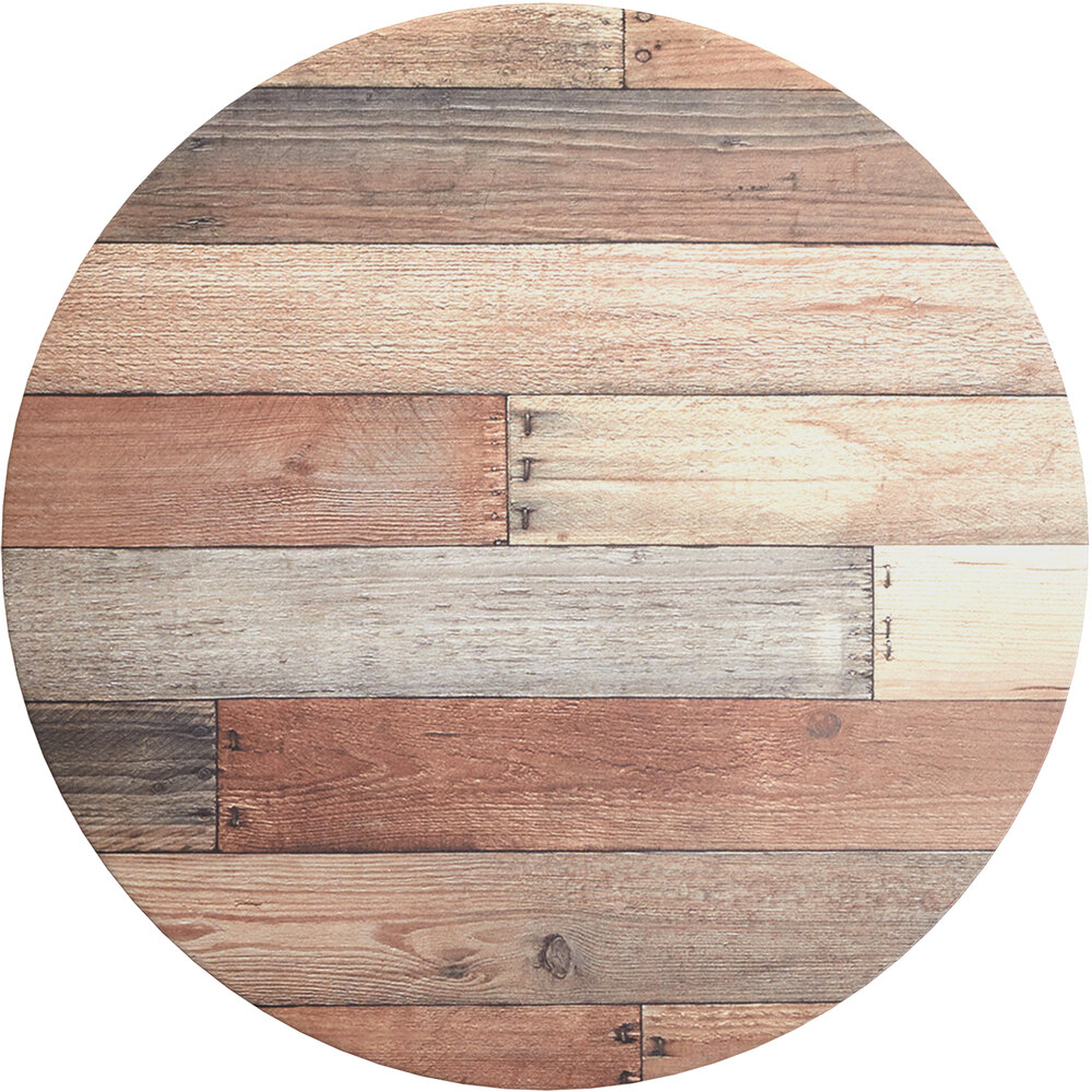 Lancaster Table & Seating Excalibur 36" Round Table Top with Textured ...