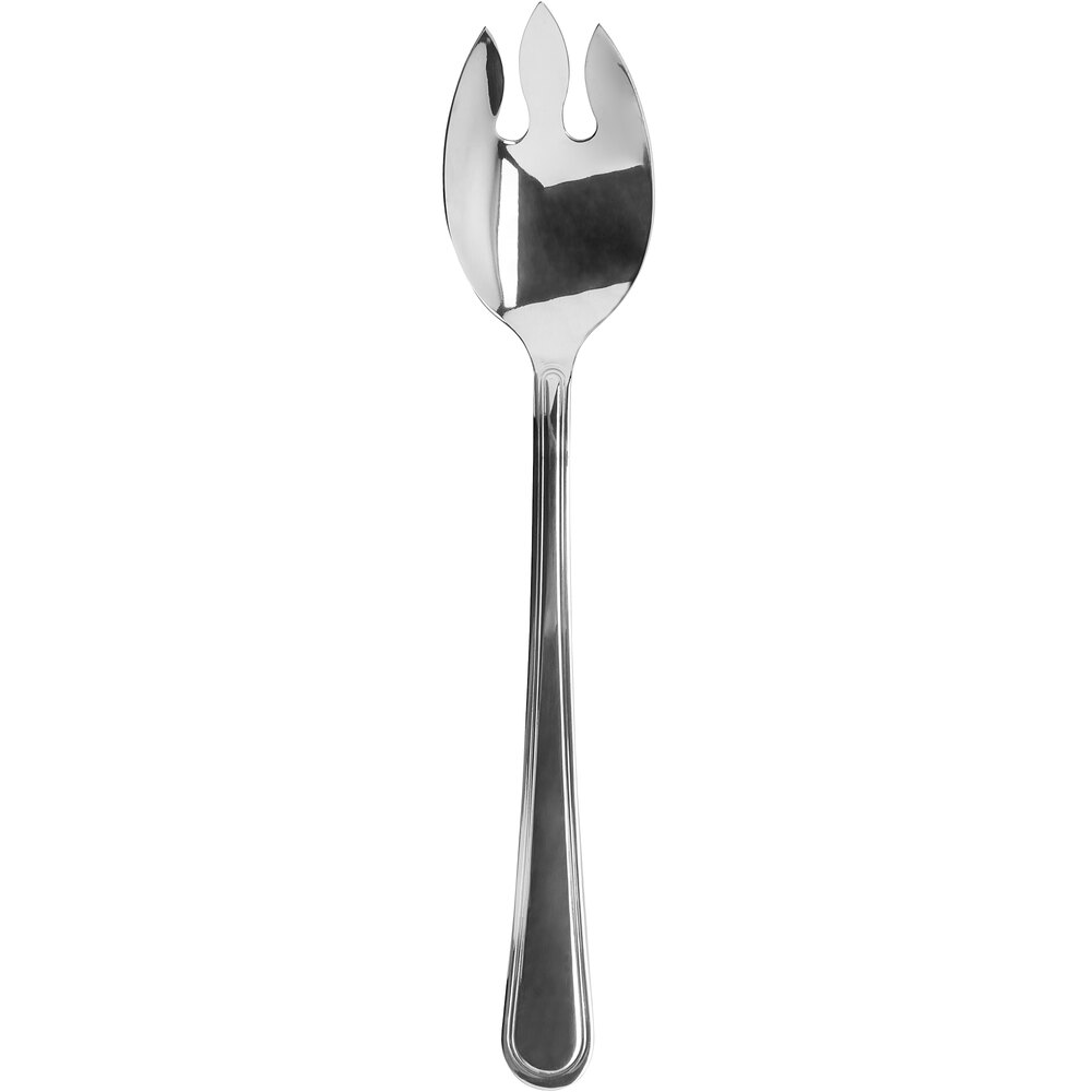 GET BSRIM-12 11 1/2" Slotted Stainless Steel Serving Spork with Mirror ...
