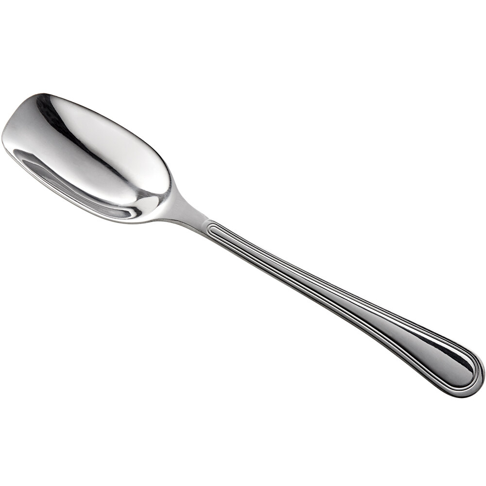GET BSRIM-14 7 3/4" 0.5 oz. Stainless Steel Scoop Spoon with Mirror Finish