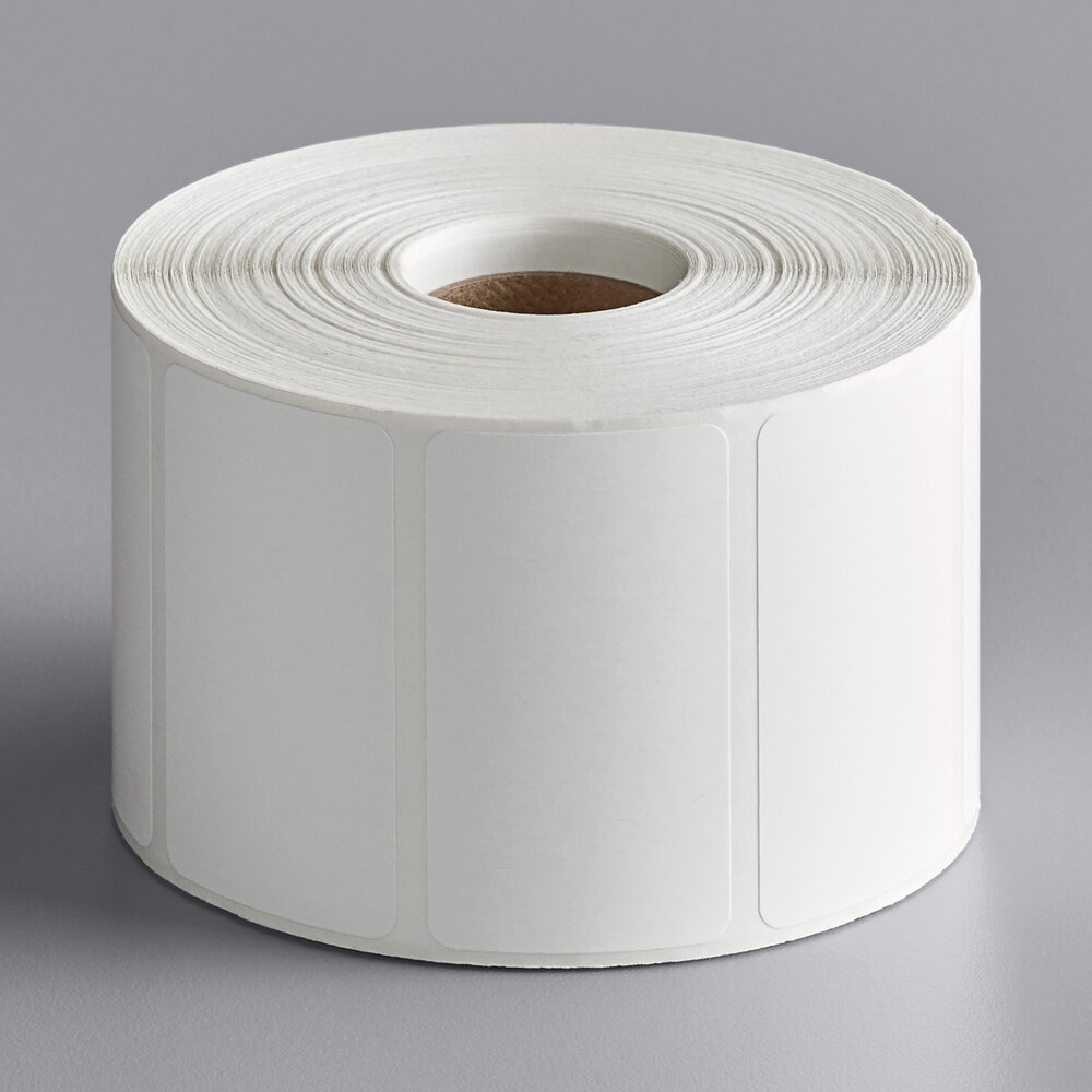 White Blank Direct Thermal Label - 2 1/4" x 1 1/4" (1135/Roll)