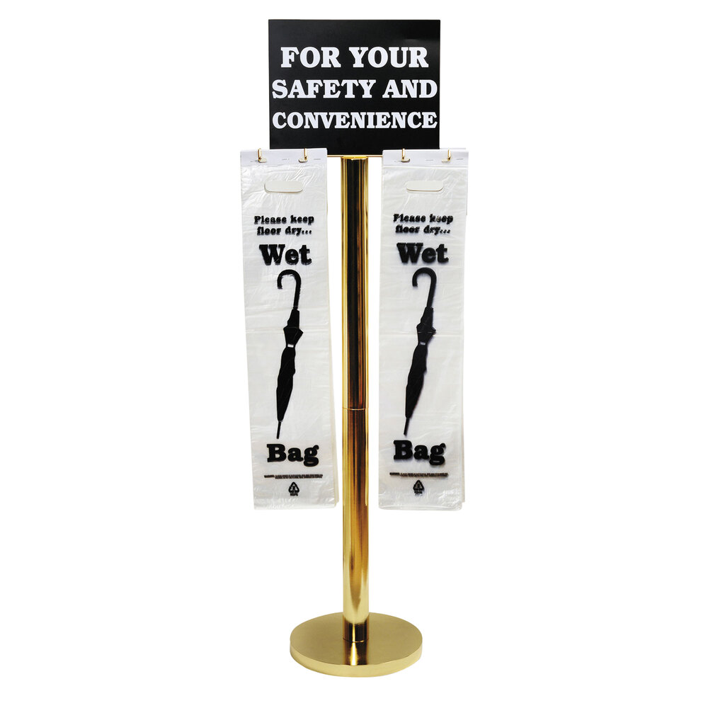Tatco 57029 Brass Umbrella Bag Stand - 54.5"