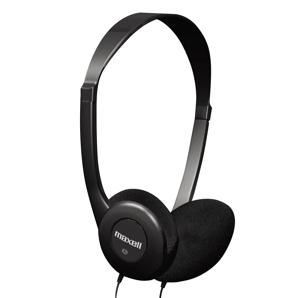 Maxell 190319 HP-100 Black Headphones