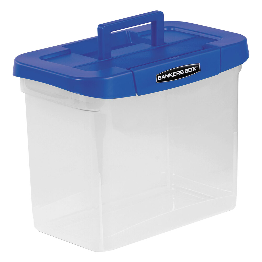 Bankers Box 0086301 14 1/4" x 8 5/8" x 11 1/16" Heavy-Duty Plastic ...