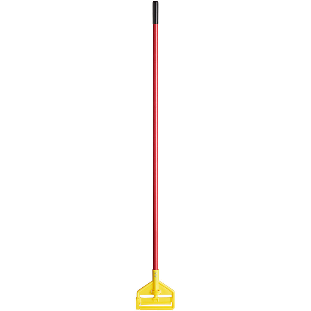 Rubbermaid® Invader FGH14600RD00 60" Red Fiberglass Wet Mop Handle Side ...