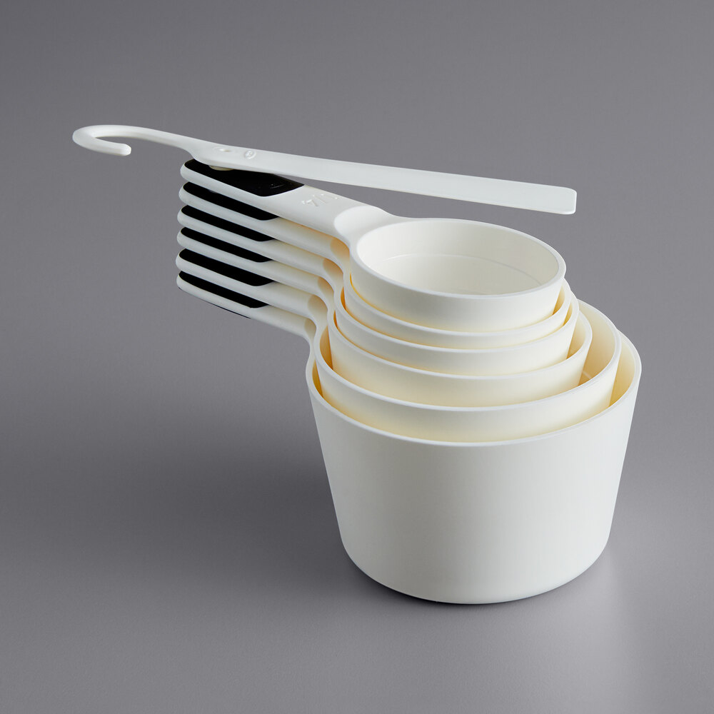 OXO 11145402 Good Grips 1 4 To 1 1 2 Cup 7 Piece White Measuring Cup Set oxo-11145402-good-grips-1-4-to-1-1-2-cup-7-piece-white-measuring-cup-set