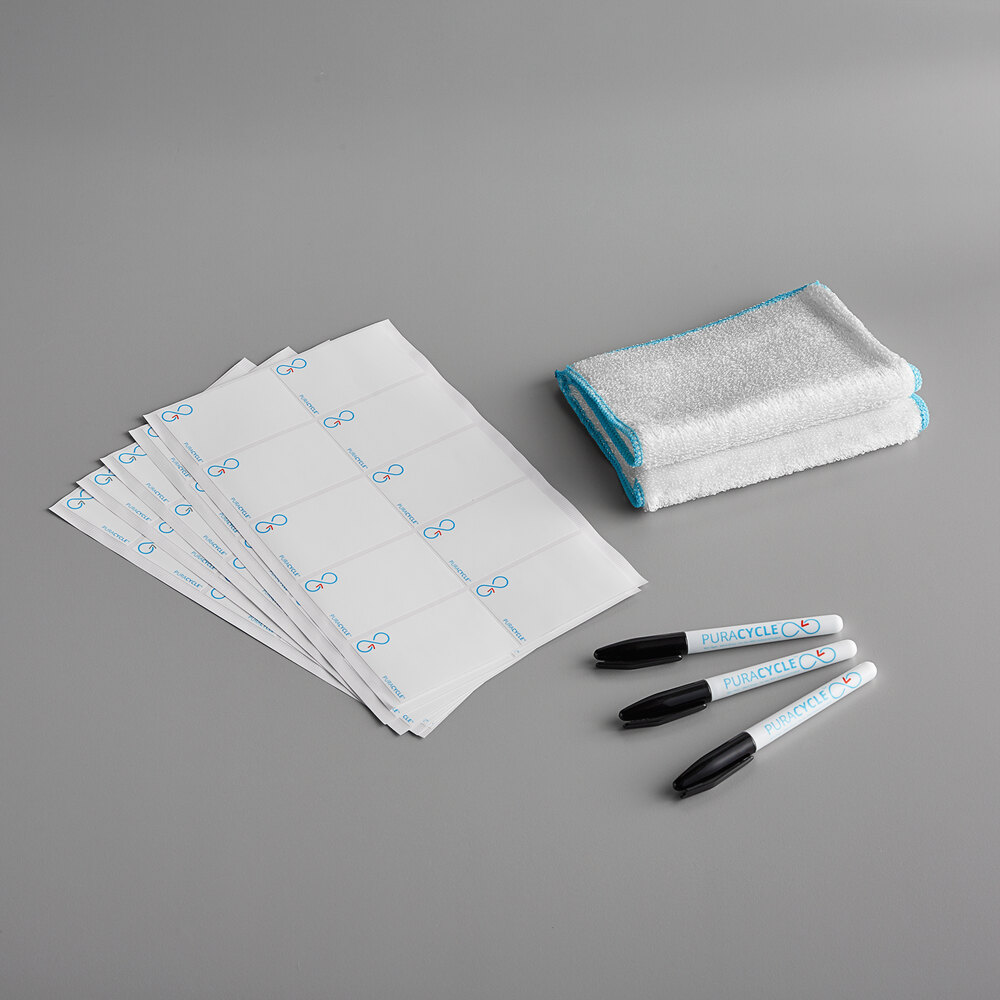 Puracycle 702443580032 Remarkable Washable / Reusable Plain Label Kit ...