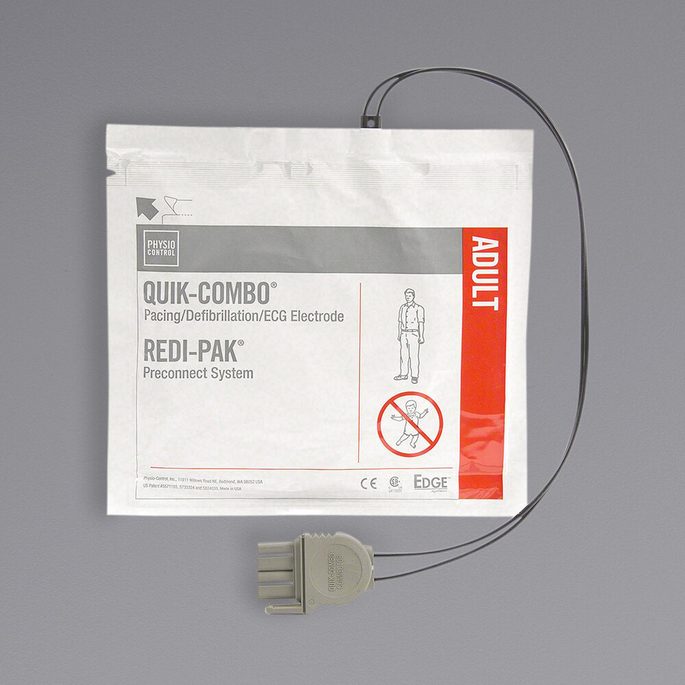 Physio-Control 11996-000017 Adult REDI-PAK Electrode Pad Set for ...