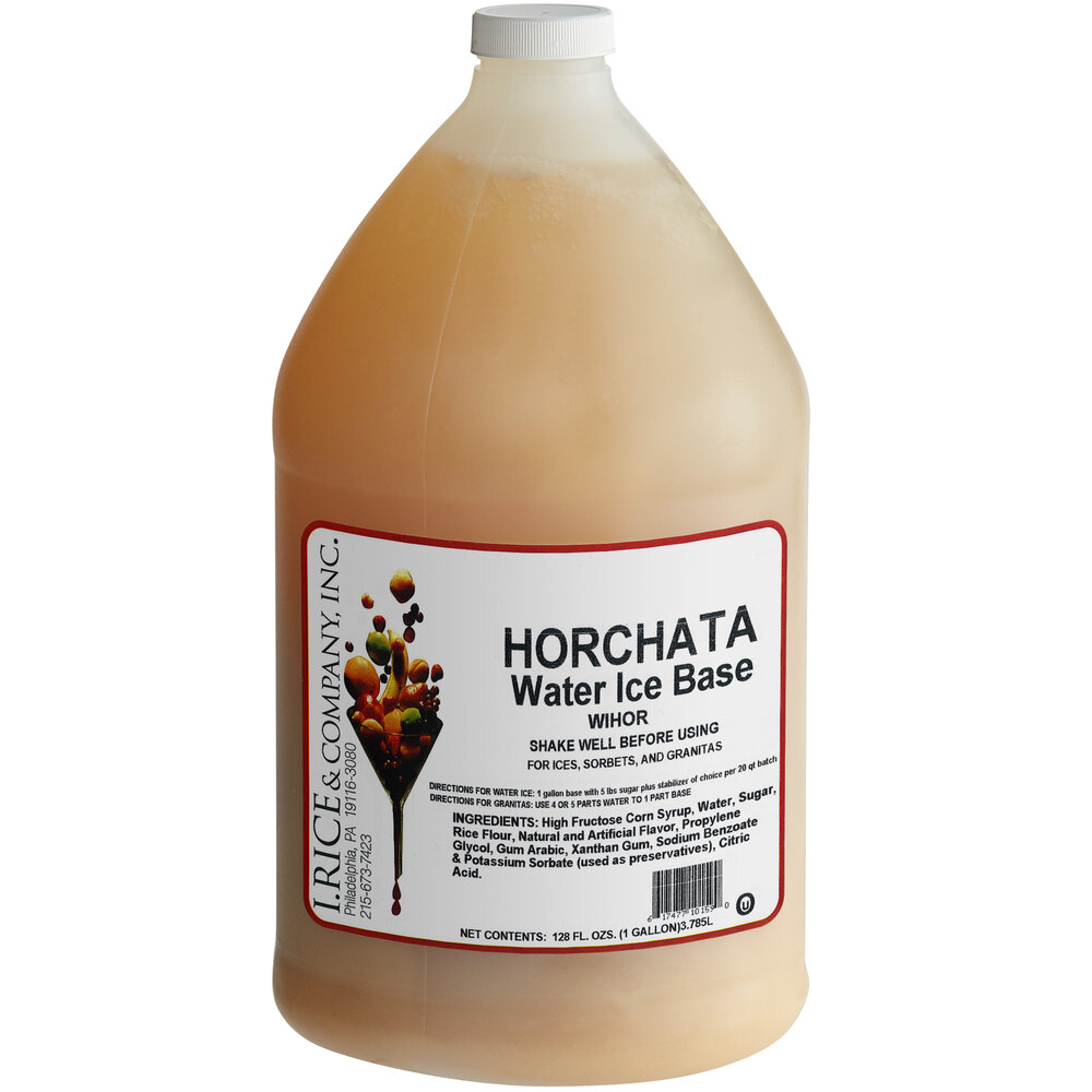 I. Rice 1 Gallon Horchata Water Ice Base