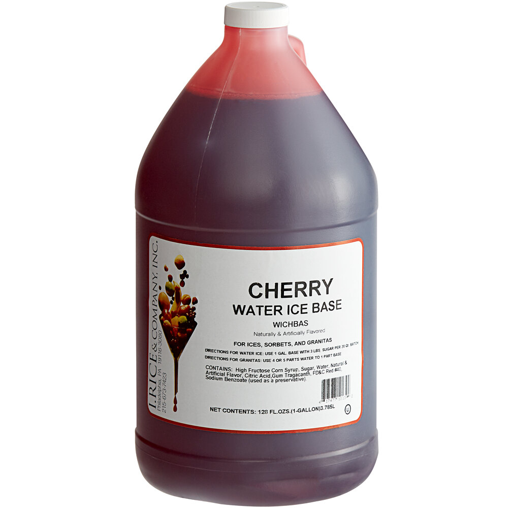 I. Rice 1 Gallon Cherry Water Ice Base