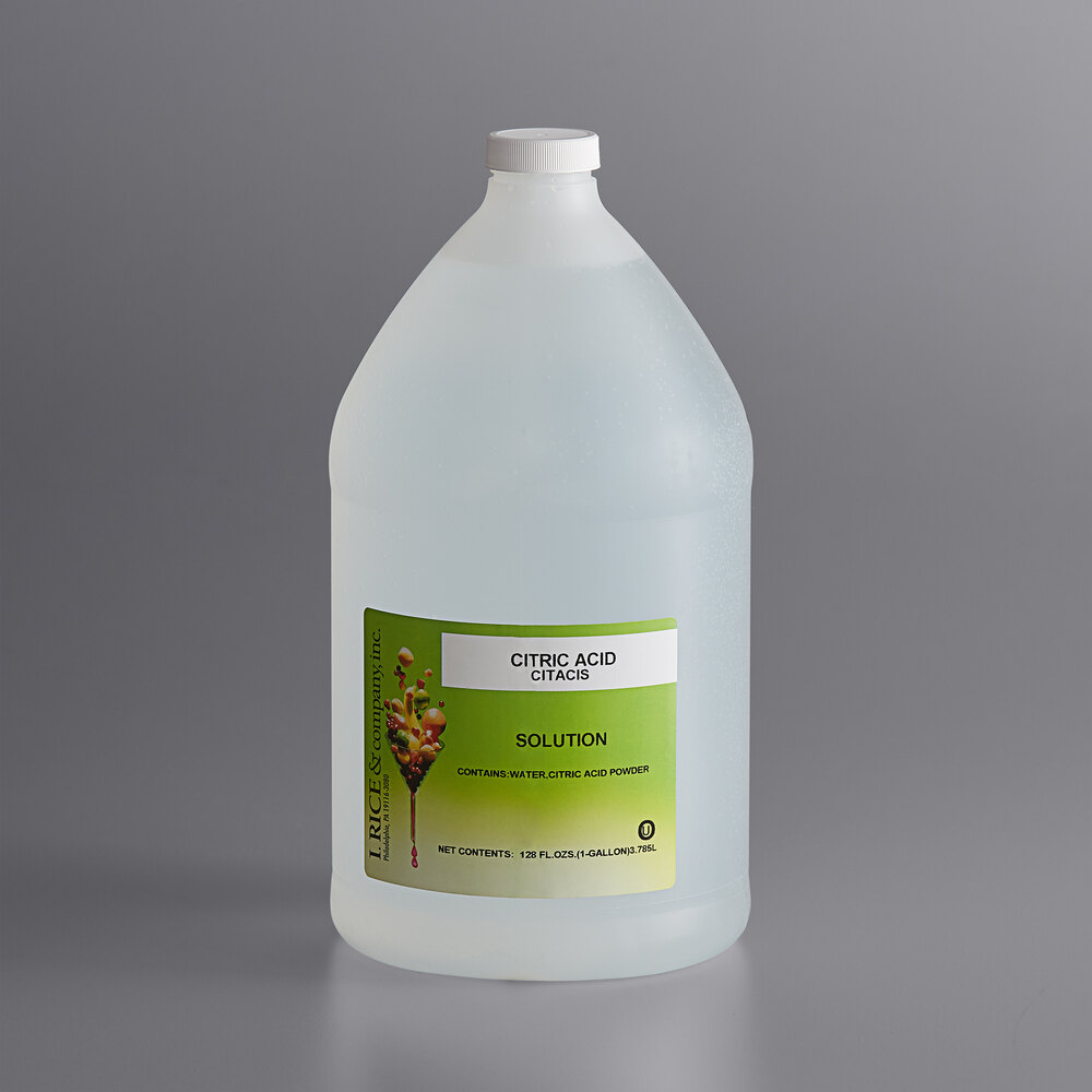 I. Rice Citric Acid Solution in 1-Gallon Containers (4/Case)