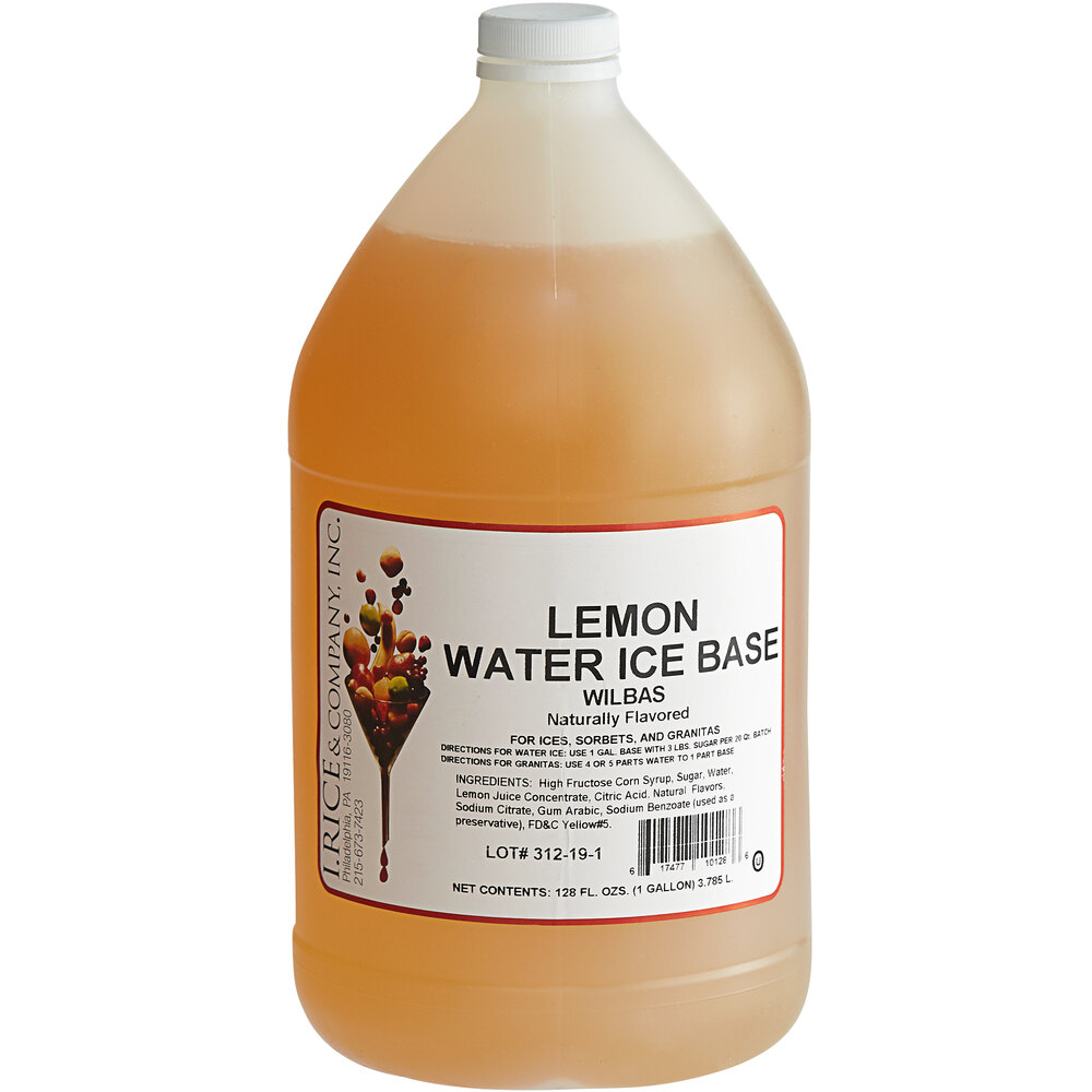 I. Rice 1 Gallon Lemon Water Ice Base