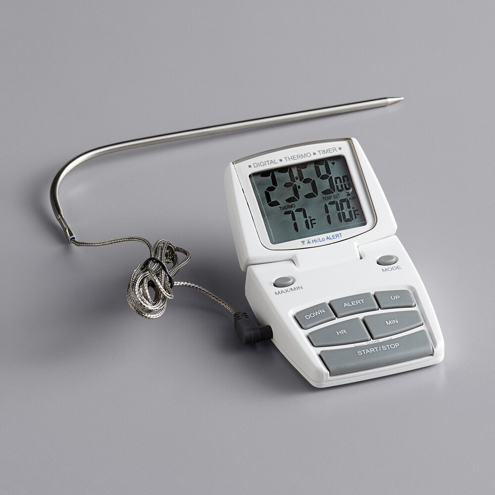Comark HLA1 6" Digital Cooking and Cooling Thermometer with 24-Hour ...