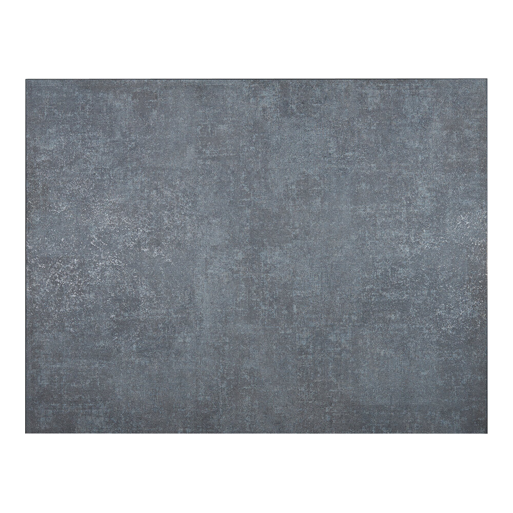 BFM Seating Midtown 24" x 30" Rectangular Indoor Tabletop - Frosted Slate