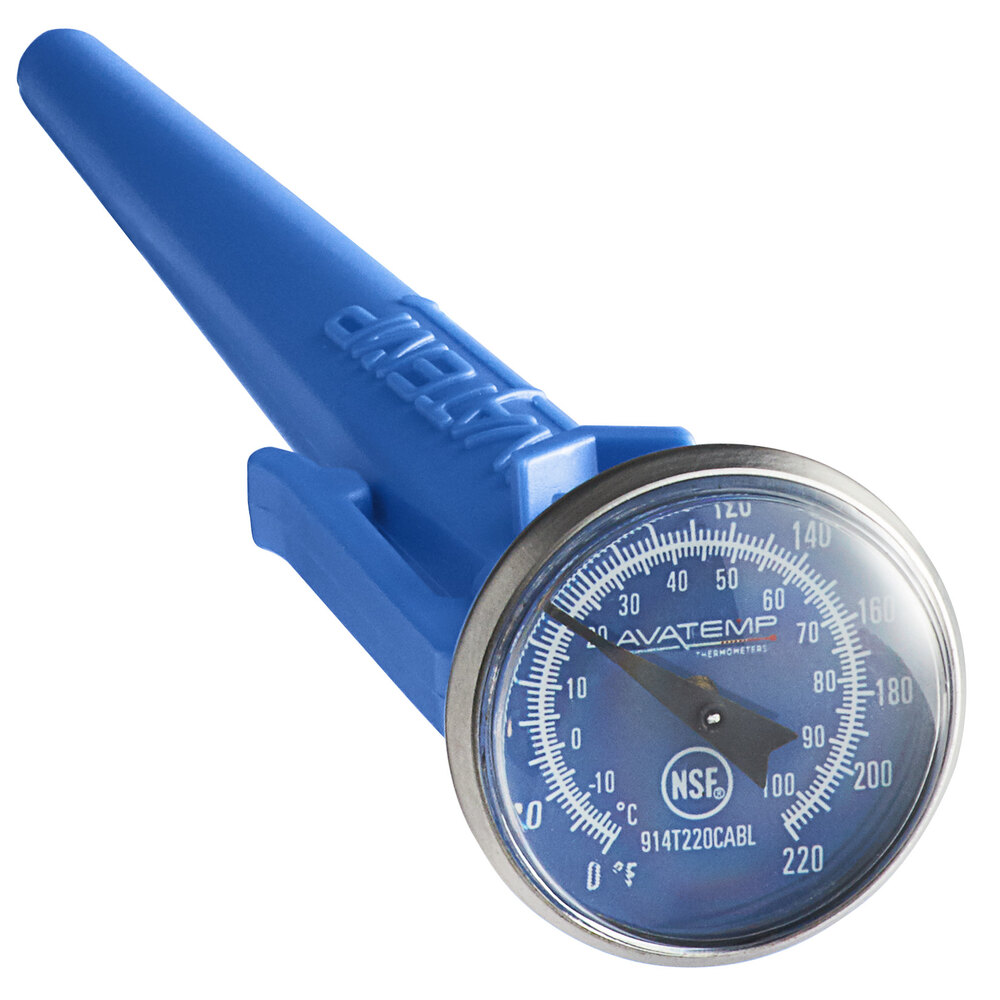 AvaTemp 5" HACCP Pocket Probe Dial Thermometer with Calibration Wrench ...