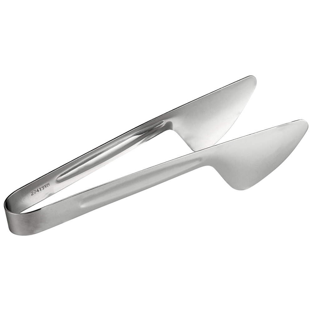 Vollrath 46929 8" Stainless Steel Pastry Tongs with Mirror Finish
