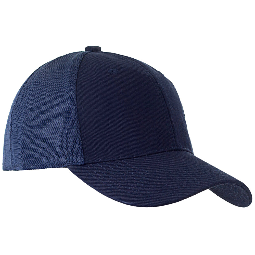 National Patrol Customizable 6-Panel Navy Cap with Mesh Back, Moisture ...