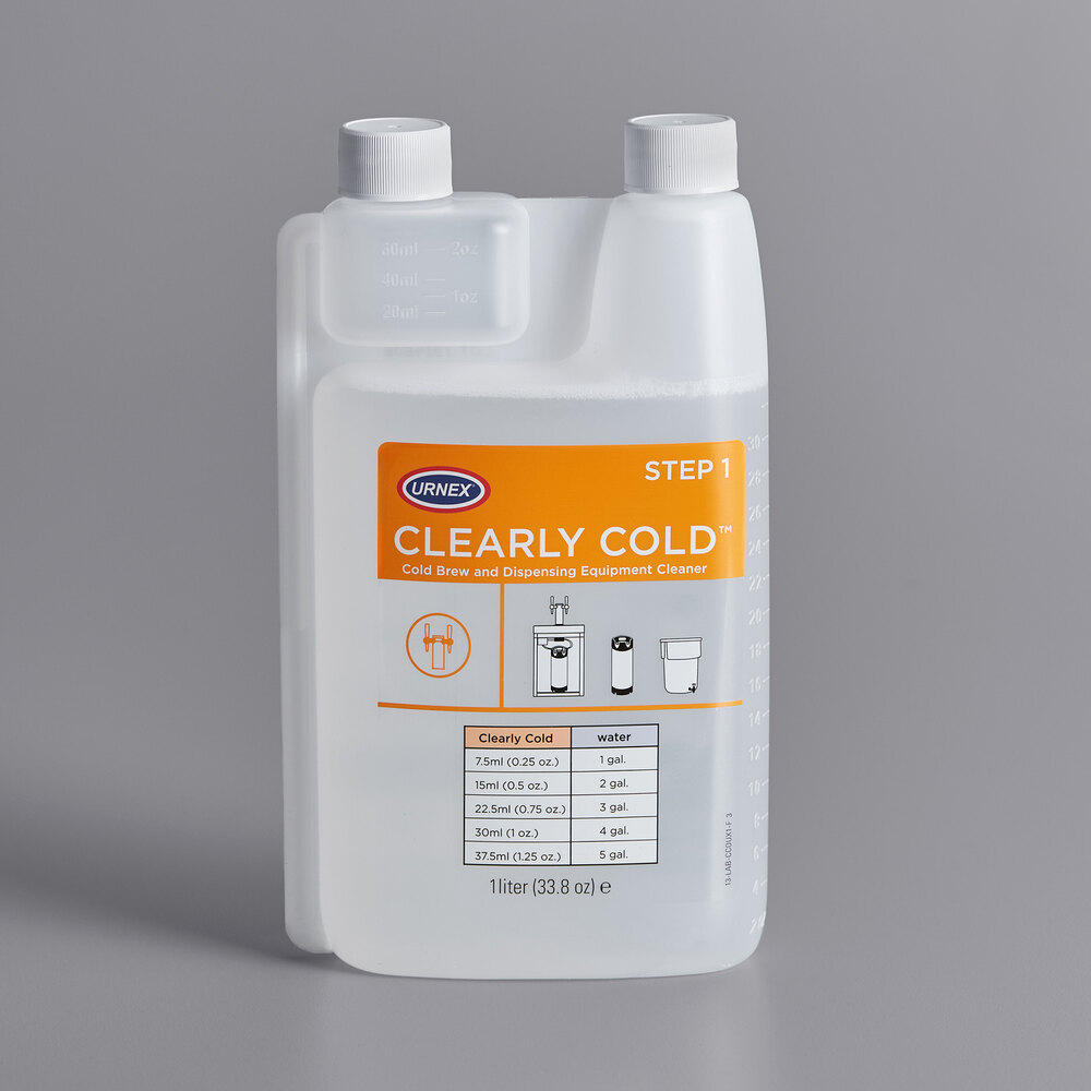 Urnex Clearly Cold Coffee Equipment Cleaner - 32 oz.