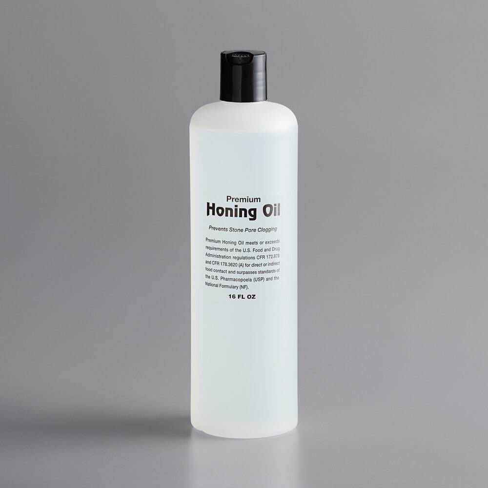 Premium Honing Oil, 16 oz. - WebstaurantStore