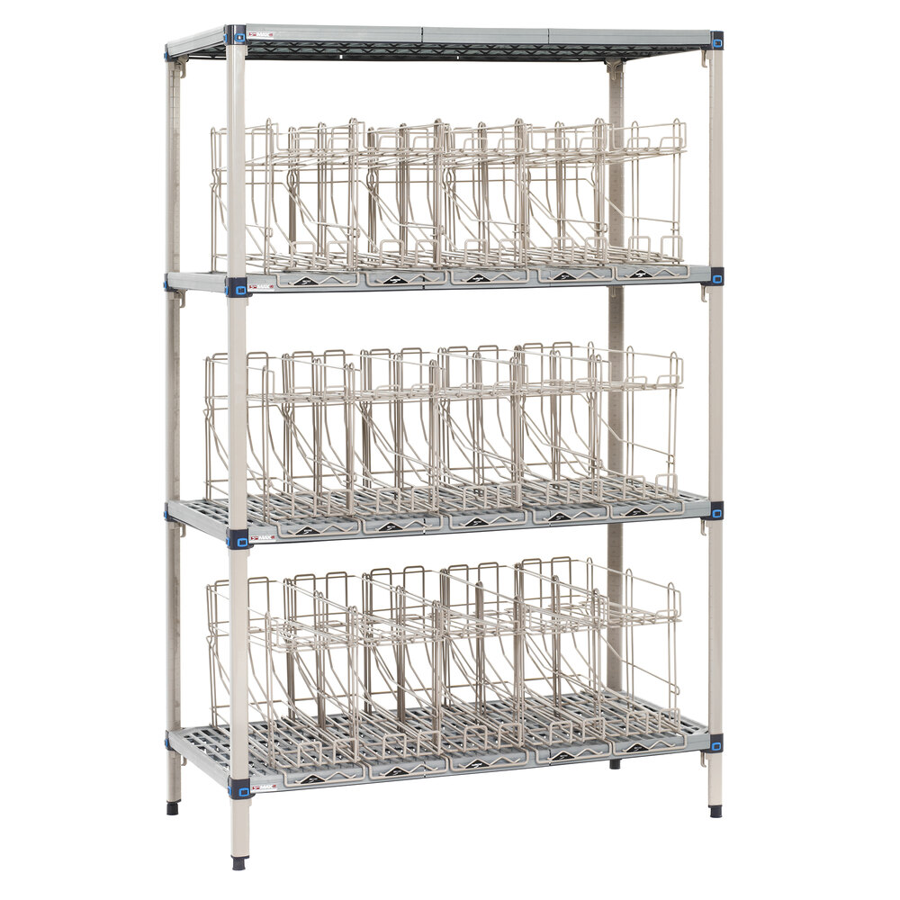 Metro MQCR243674 MetroMax Q 24" x 36" Shelf Kit with 12 FIFO Can Racks ...