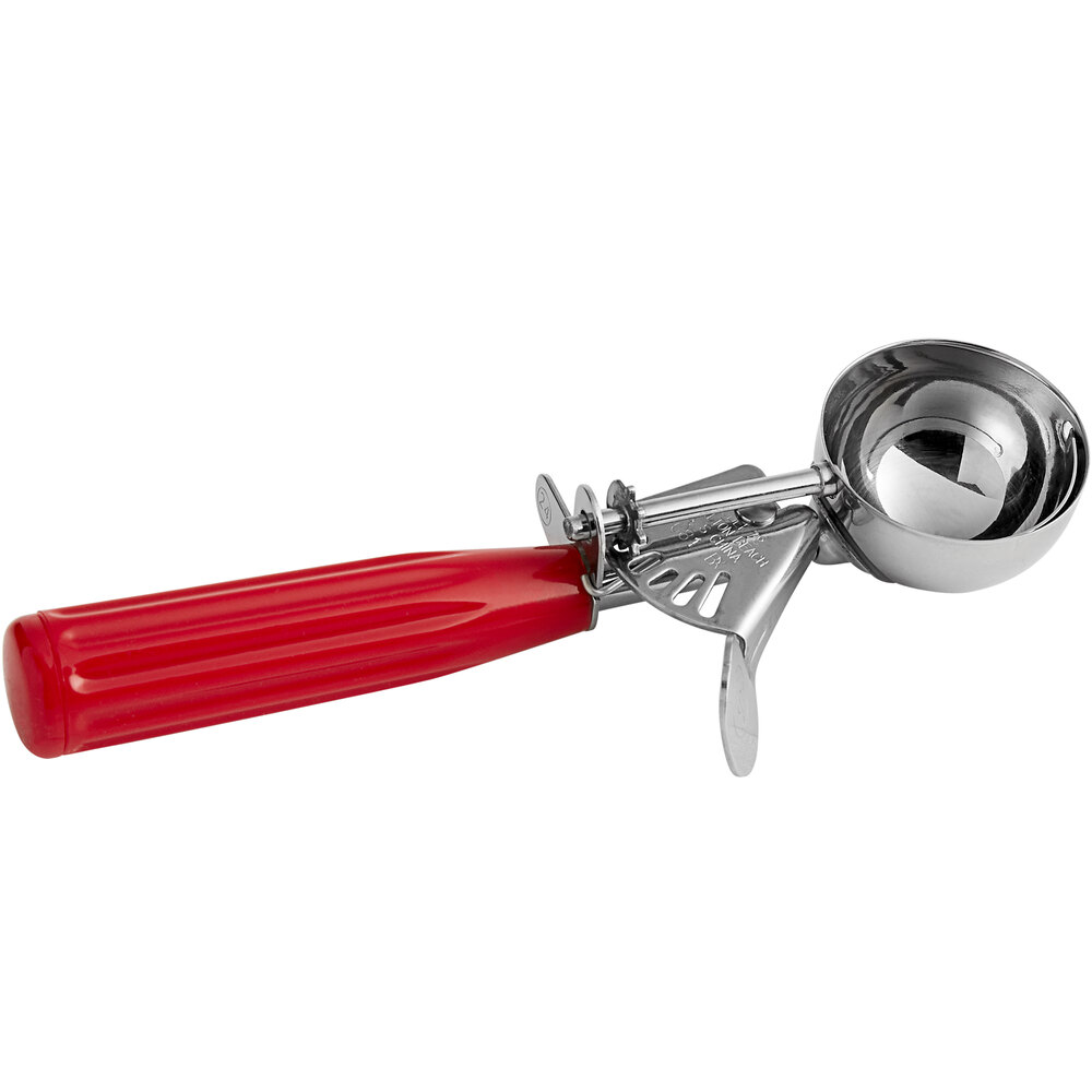 Hamilton Beach 78-24 #24 Red Thumb Press Disher - 1.49 oz.