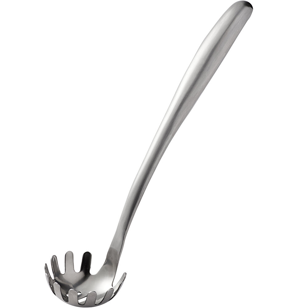 Tablecraft Stainless Steel Pasta Server - 12 1/2"