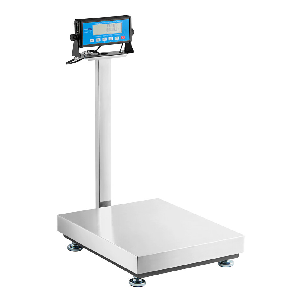 AvaTek BS150TX 150 lb. Digital Receiving Bench Scale with Tower Display ...