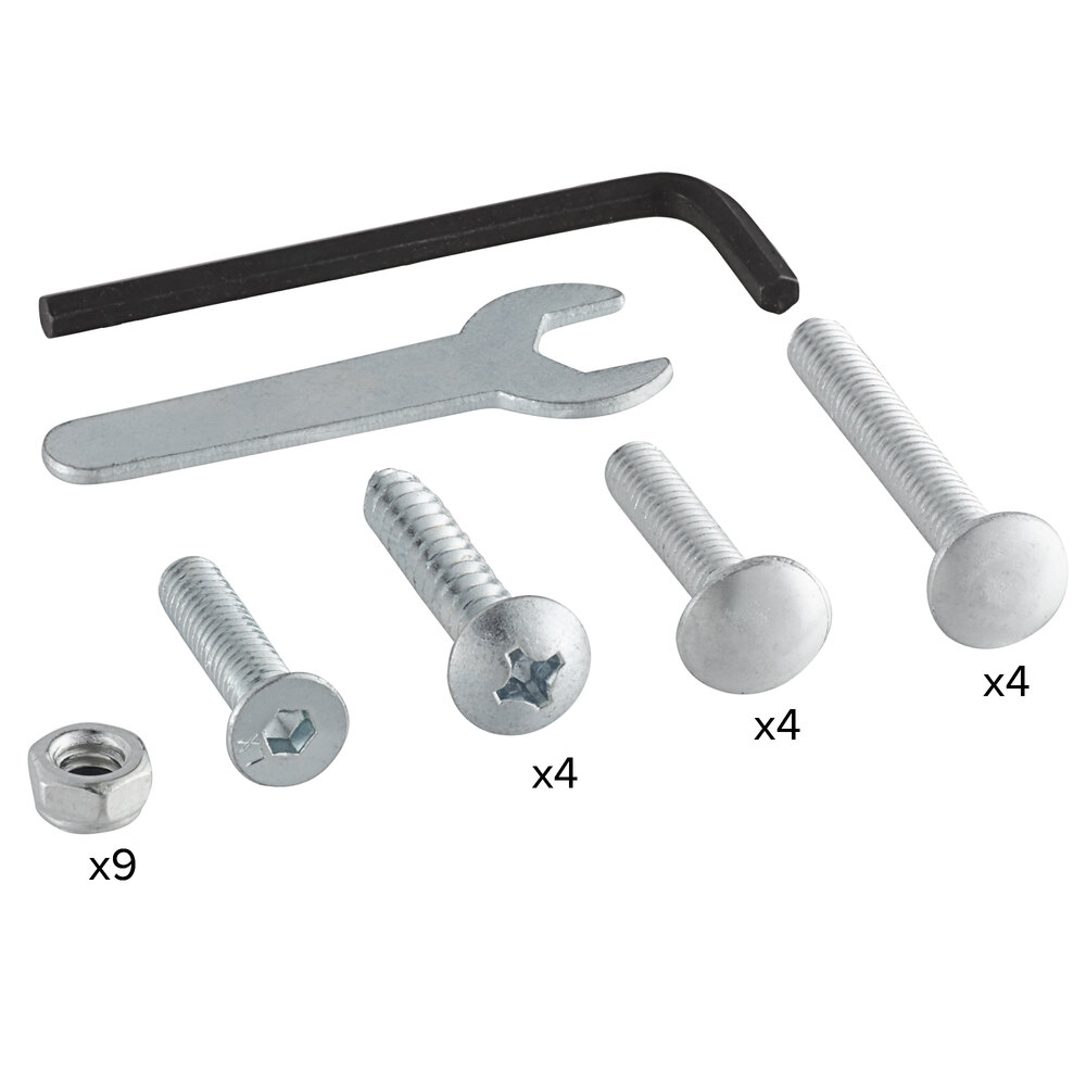 Lancaster Table & Seating Frame Hardware Kit for Double Ring Bar Stools