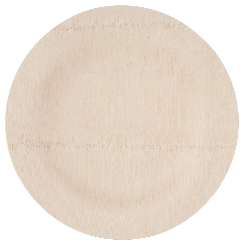 Bambu® Plates (Disposable 11" Bamboo Plates) - 25/Pack