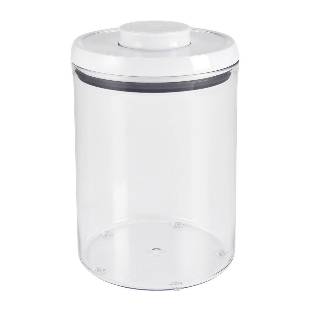 OXO Good Grips 3.3 Qt. Clear Round SAN Plastic Food Storage Container ...