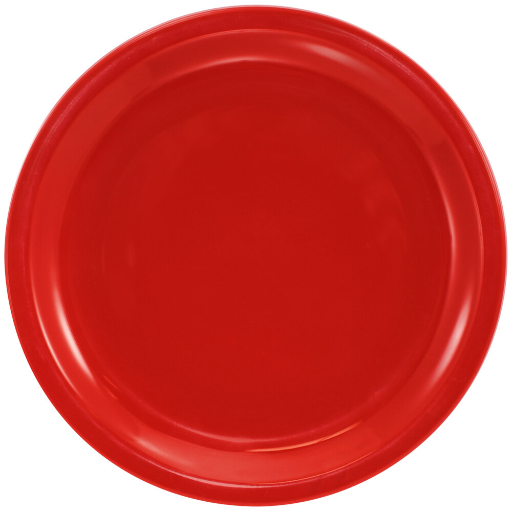 International Tableware CAN-16-CR Cancun 10 1/2" Crimson Red Stoneware ...