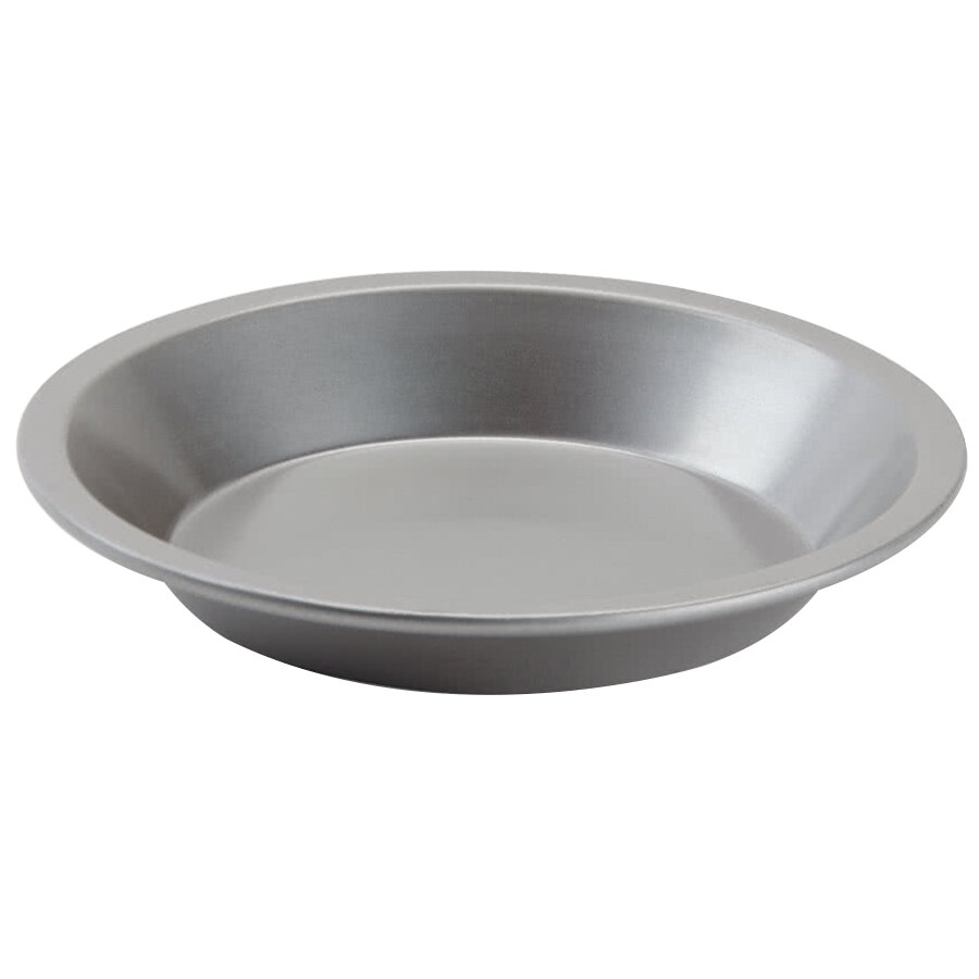 Chicago Metallic 23100 Aluminized Steel 9" x 1 1/2" Customizable Pie Pan
