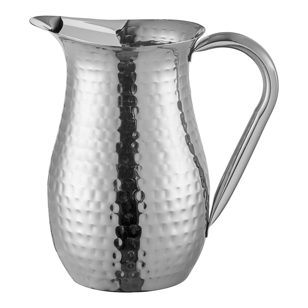 American Metalcraft BWPH84 Hammered Finish Stainless Steel 84 oz. Bell ...