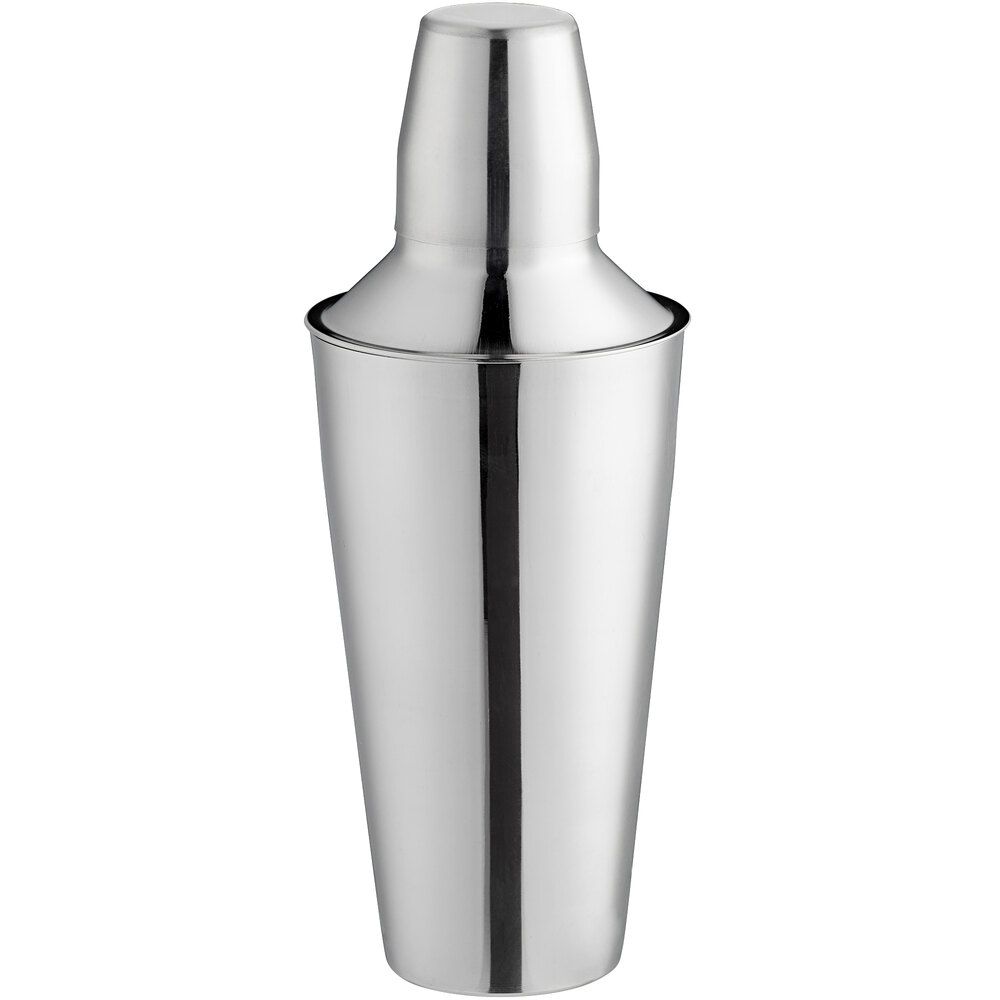 American Metalcraft CSJ174 28 oz. Stainless Steel 3-Piece Cocktail Shaker